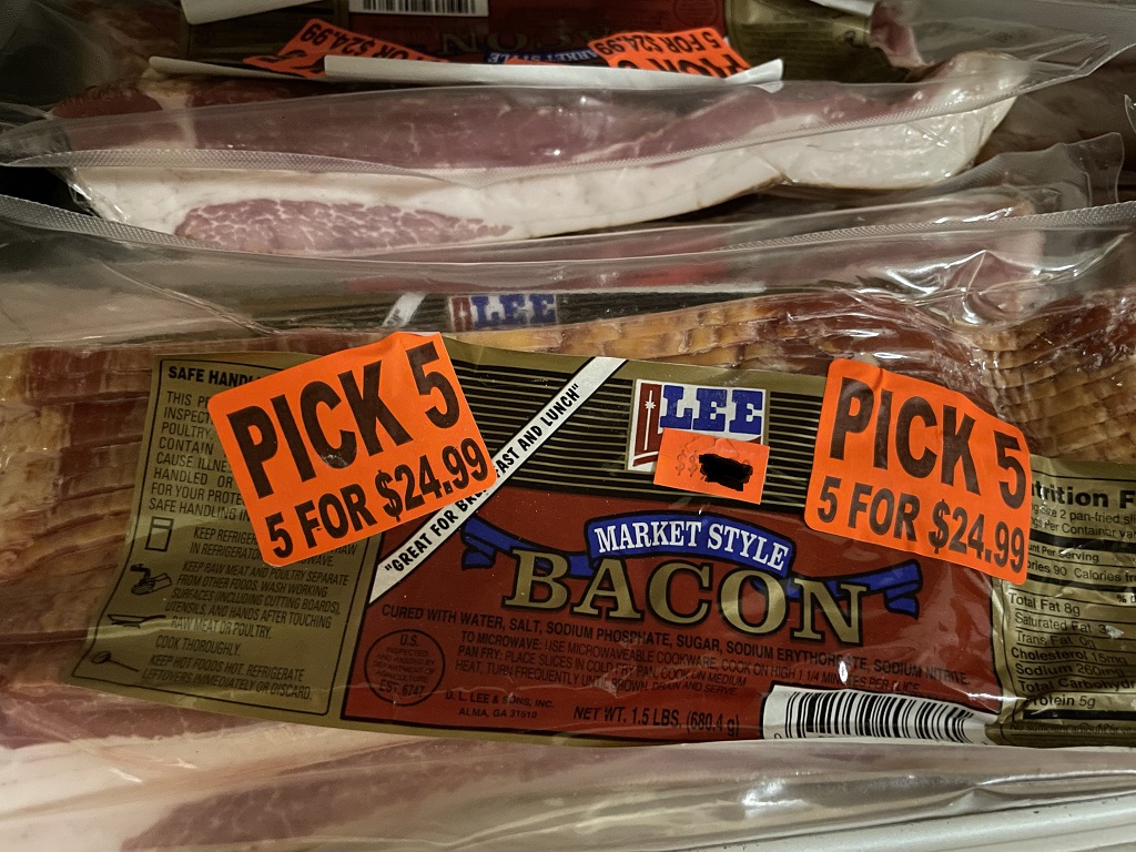 Lee Brand Bacon (1 1/2 lbs.) - Kingsland Meats