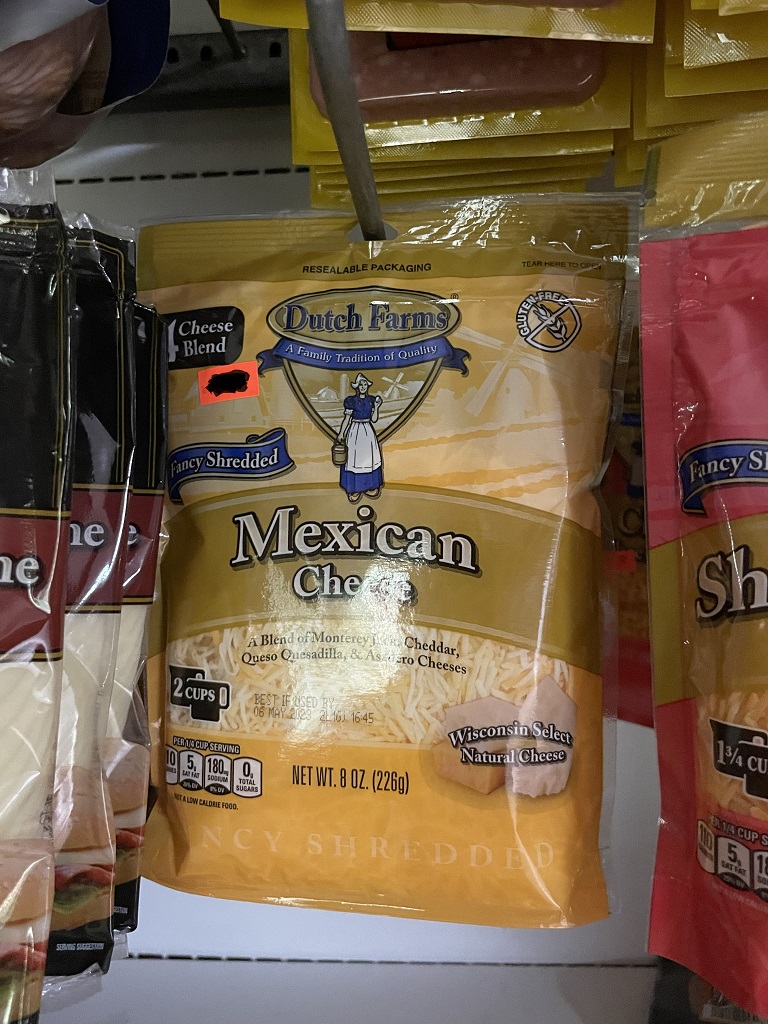 Mexican Cheese Shredded - Kingsland Meats