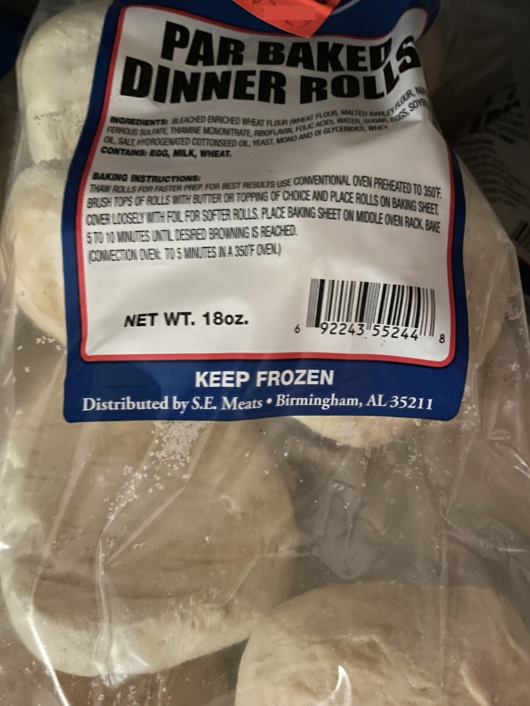 Par-Baked Dinner Rolls - Kingsland Meats