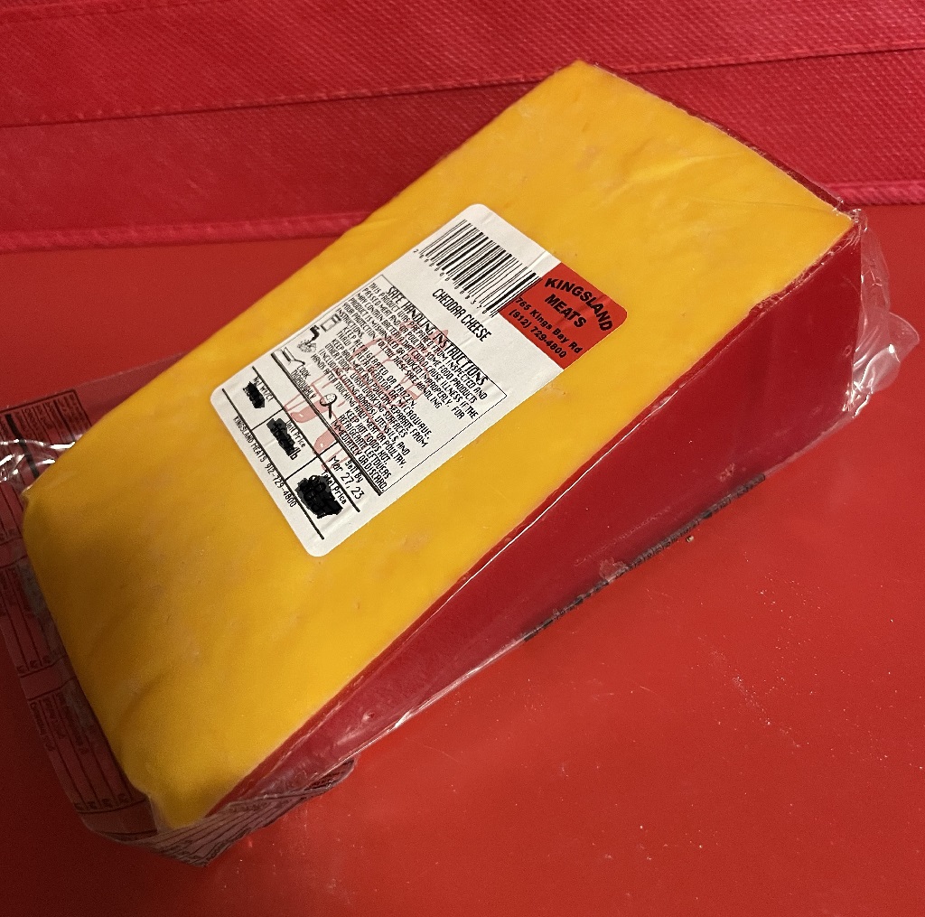 Red Rind Cheddar Cheese - Kingsland Meats