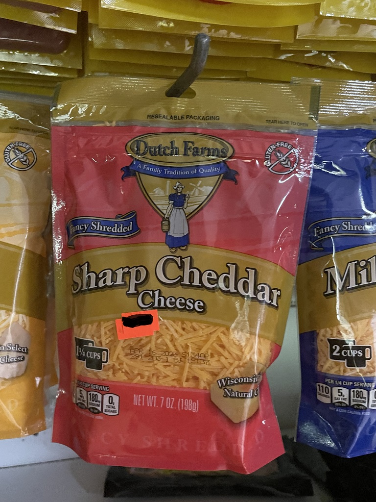 Sharp Cheddar Cheese Shredded - Kingsland Meats